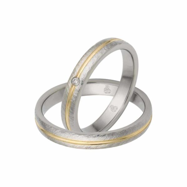 Eheringe bicolor: Die schönsten Designs für zweifarbige Trauringe