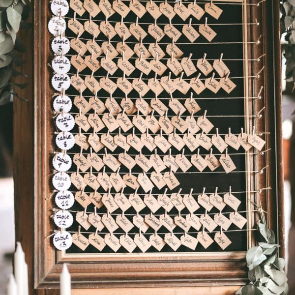 Sitzplan Hochzeit: 79 kreative Beispiele & Inspirationen