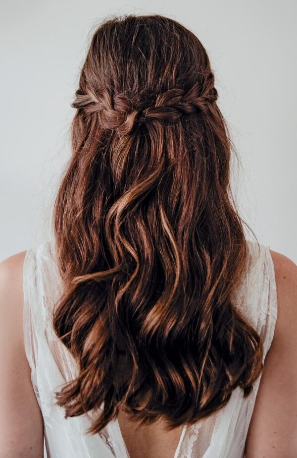 Hochzeitsfrisur Mittellange Haare