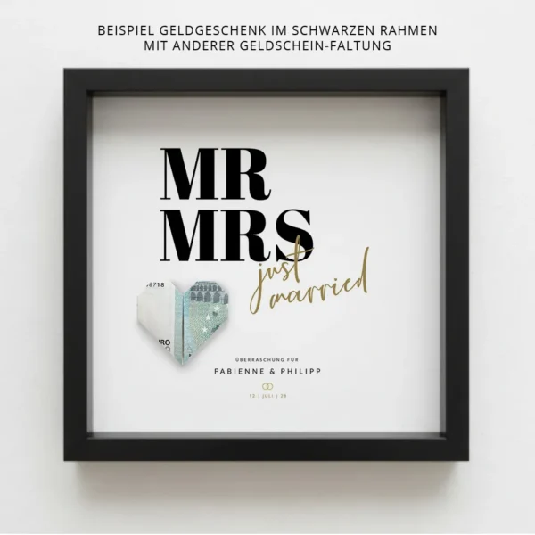 Mr Mrs Geldgeschenk
